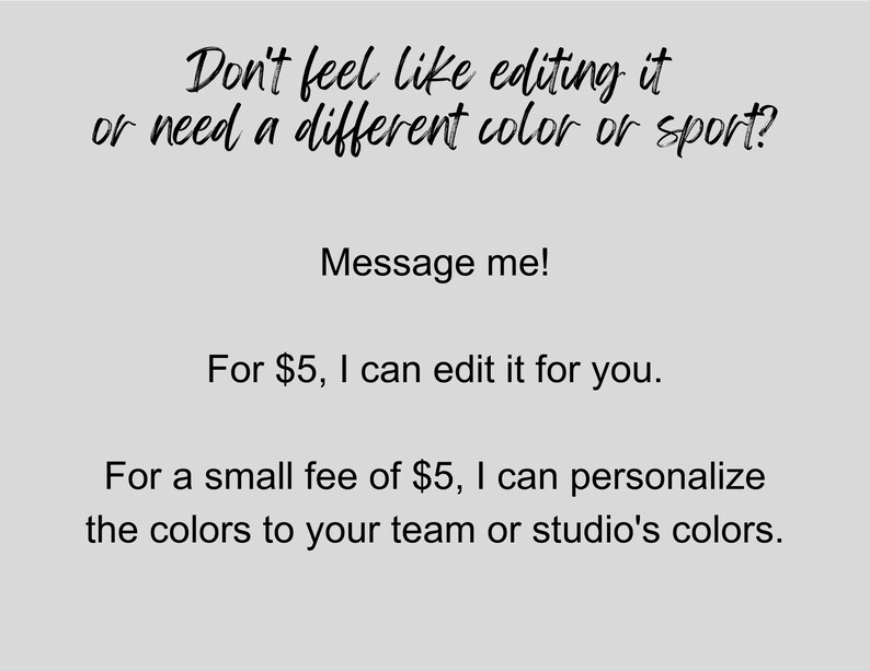 UNIQUE GYMNASTICS Fill in Fundraiser Game Board Editable - Etsy