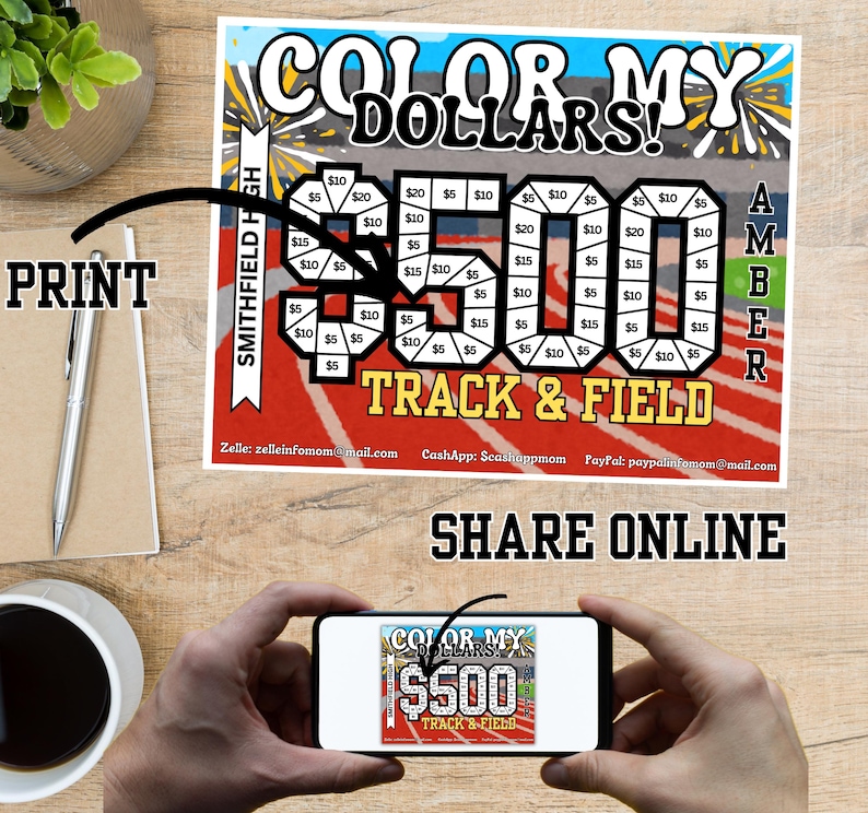 Track and Field Fundraiser Template, Track Meet Fundraising, Editable ...