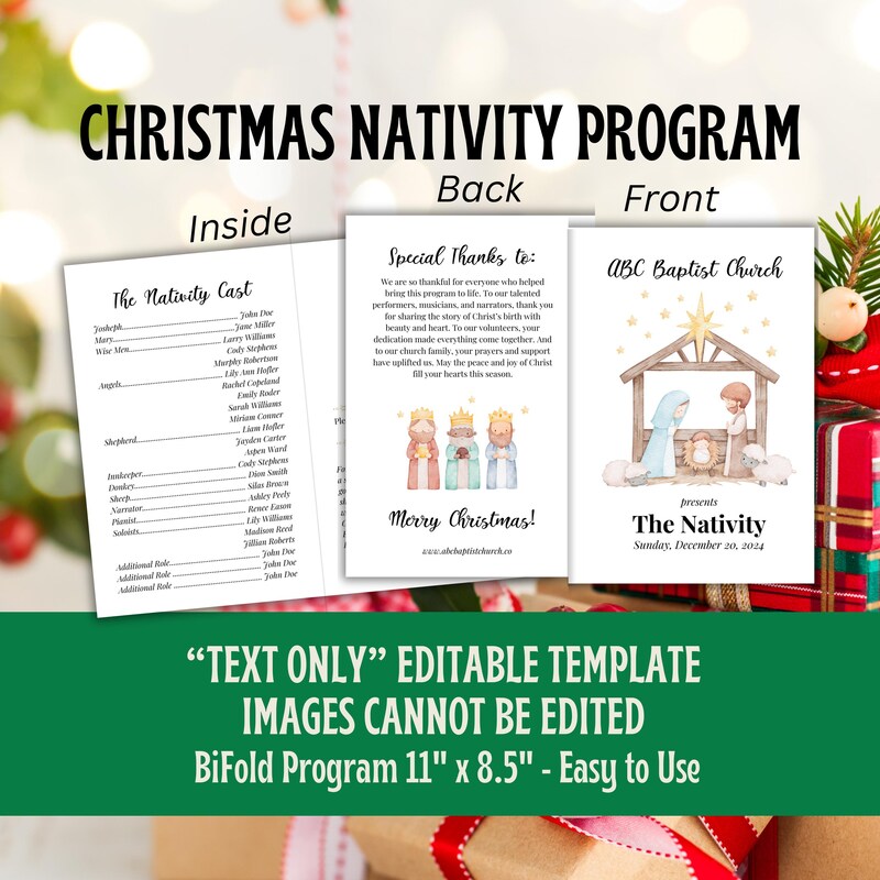 Christmas Pageant Play - Etsy Australia