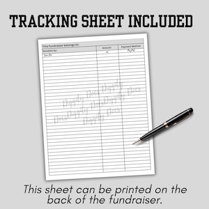 FILL MY Money Tree Fundraiser | Printable 8.5" X 11" Color-in Donation ...