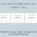 EDITABLE PIANO RECITAL Certificates Piano Awards Piano Theory Recital ...
