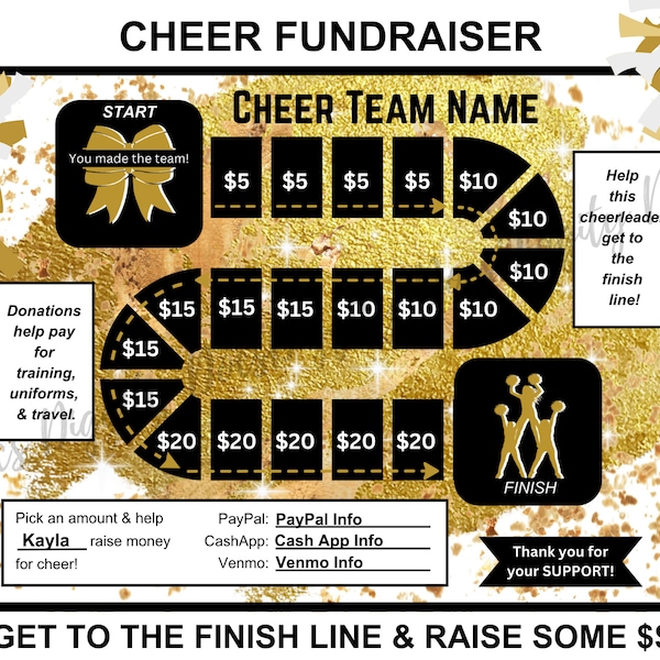 Cheer Bow Fundraiser - Etsy
