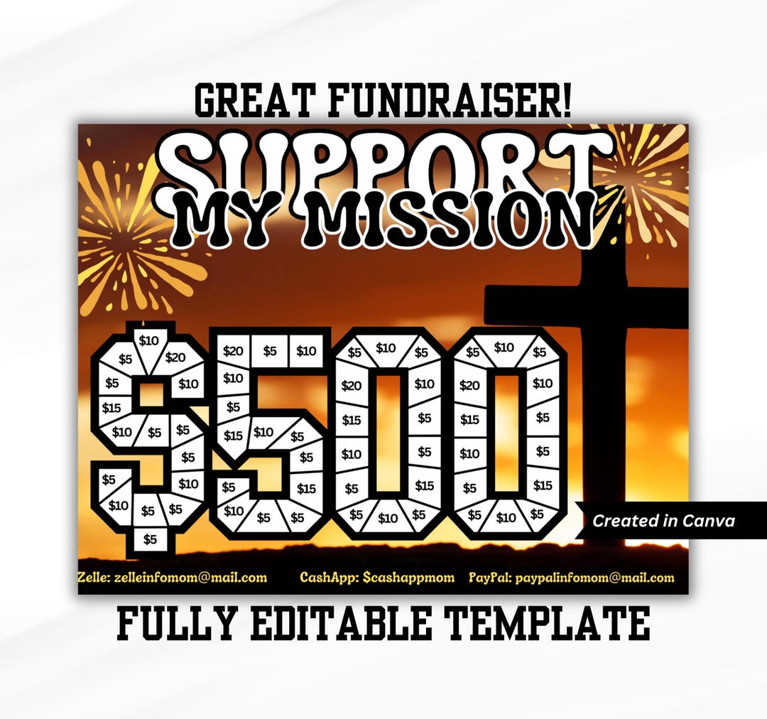 CHURCH BUILDING FUND Fundraiser Printable | Building Fundraising ...