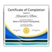 Certificate of Completion Professional Template Customizable Training ...