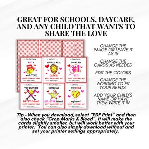 Editable Softball Valentine’s Day Cards for Kids, Printable Sports ...