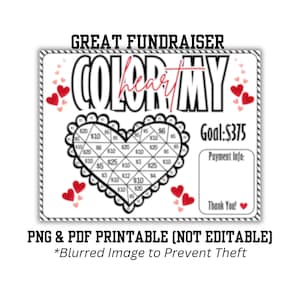 COLOR MY HEART Valentine's Day Fundraiser, Fill My Heart, Healthy Heart ...