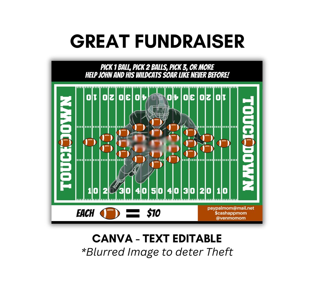FOOTBALL FUNDRAISER | Youth Football | Pee Wee Football | Youth Sports ...