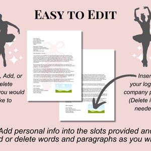 Dance Sponsorship Letter: Customize and Support the Art of Dance ...