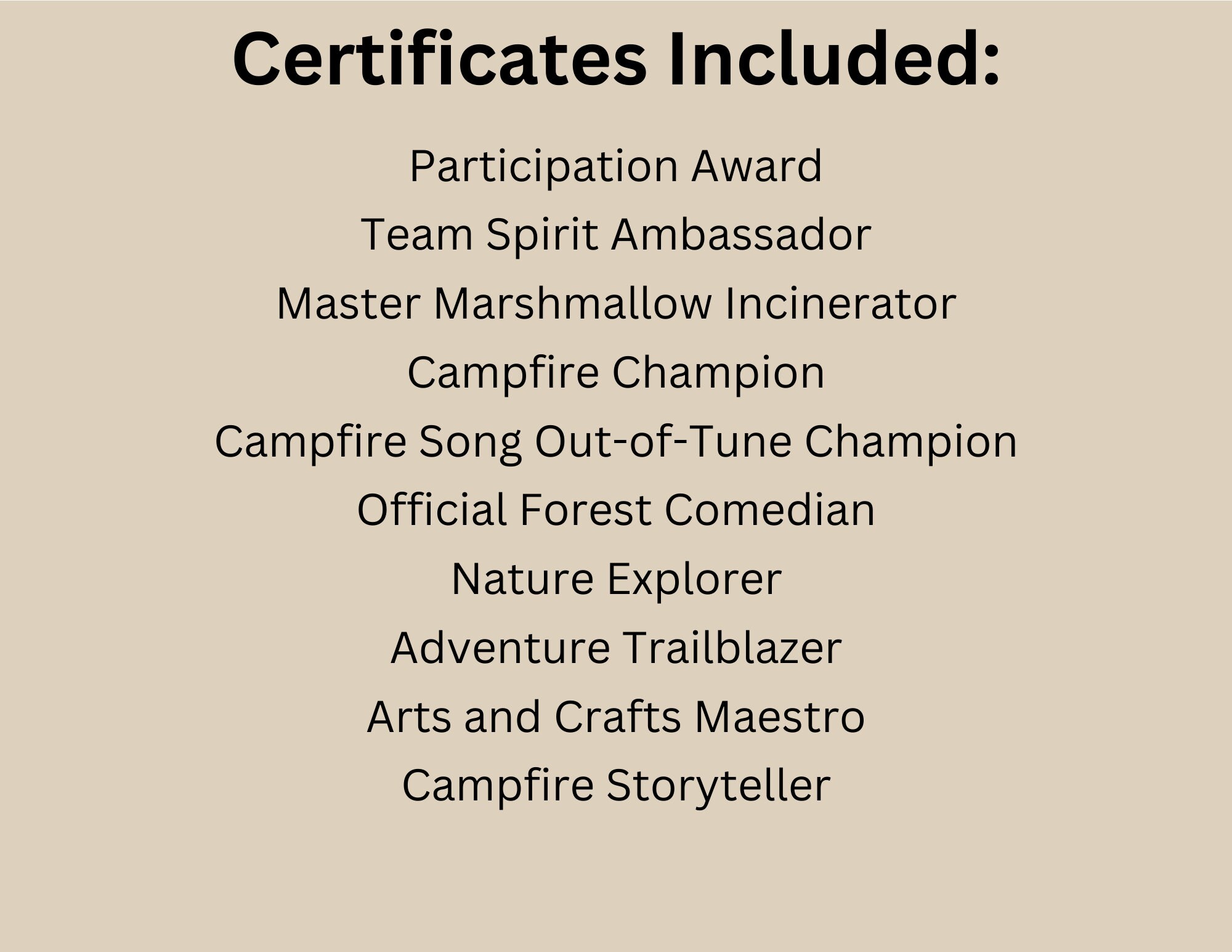 Editable Summer Camp Certificates Personalize and Celebrate - Etsy