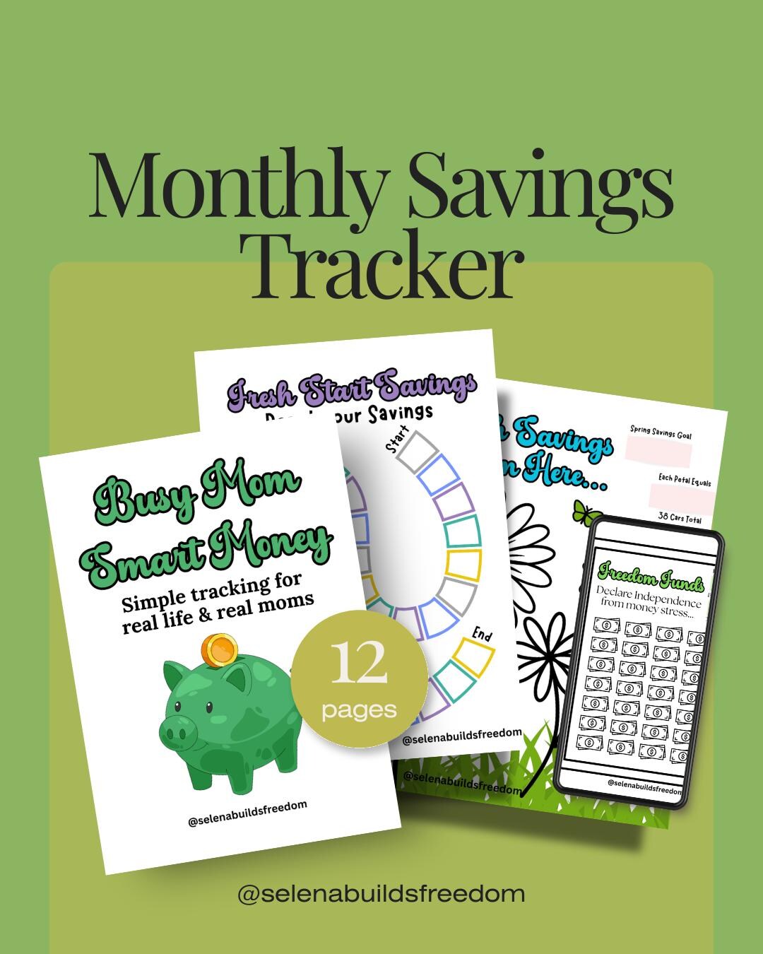 Busy Mom, Smart Money - Savings Tracker for Moms - Etsy