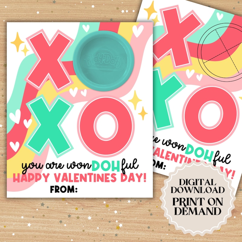 Play Doh Valentine - Etsy