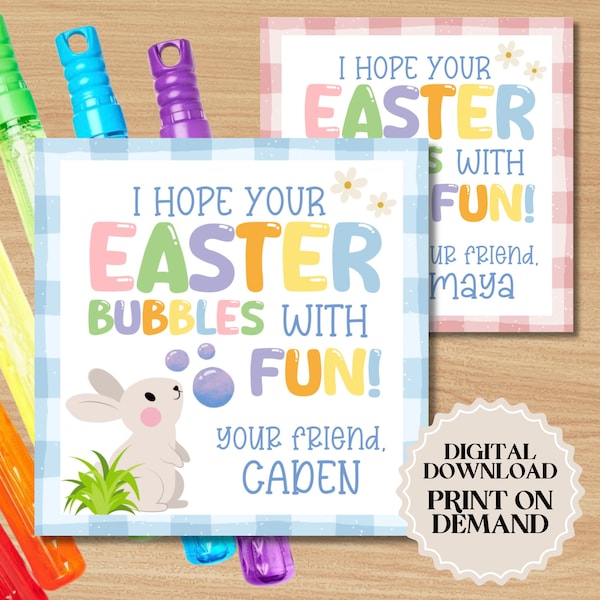 Easter Tags - Etsy