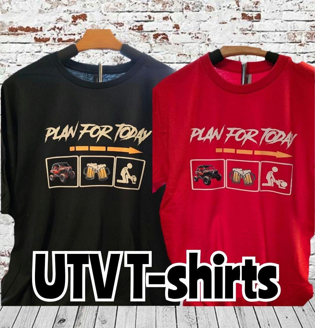 Adult Humor T-shirt, "plan for Today" Humor T-shirts. DTF Transfer on a ...