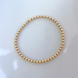 14k Gold Filled Beaded Stack • Dainty Stackable Bracelets ...