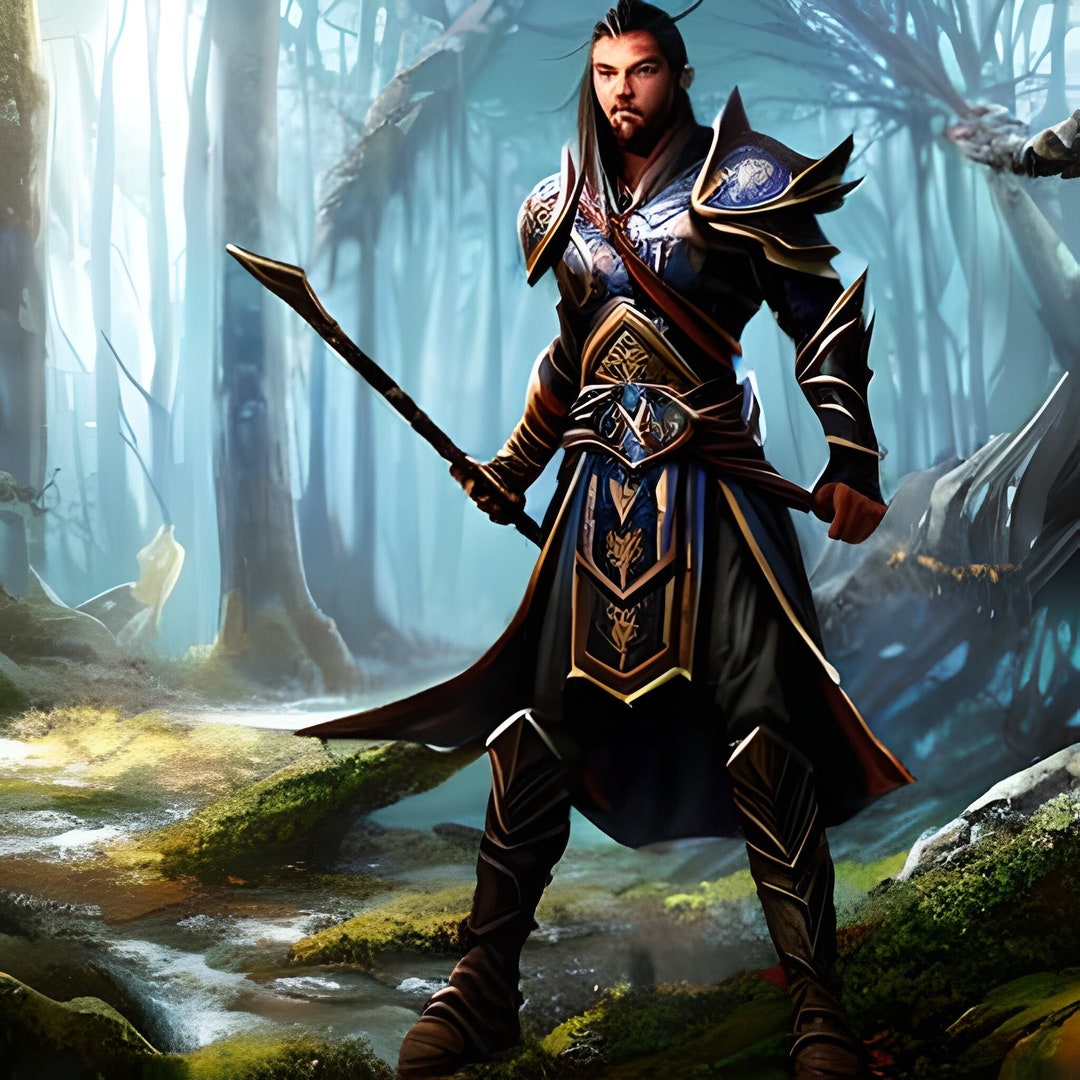 Manga Krieger Poster as Digital Print - Etsy