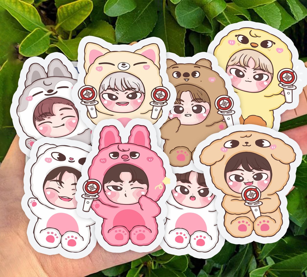 SKZOO Sticker Stray Kids Stickers Laptop Sticker Skzoo - Etsy