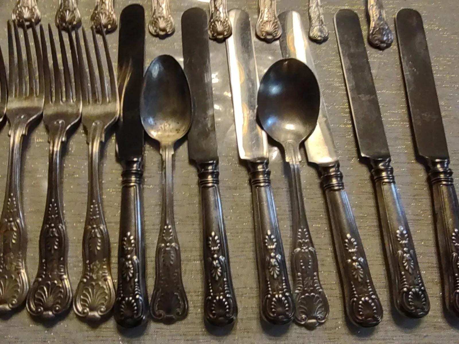 International Silver Co USN Kings Pattern Flatware 32 Piece Lot - Etsy