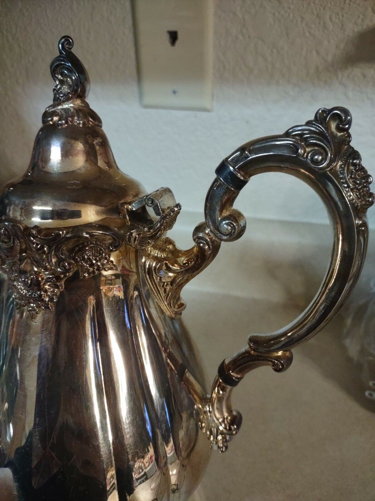 Baroque by Wallace Silver Plate Tea Pot 282 - Etsy