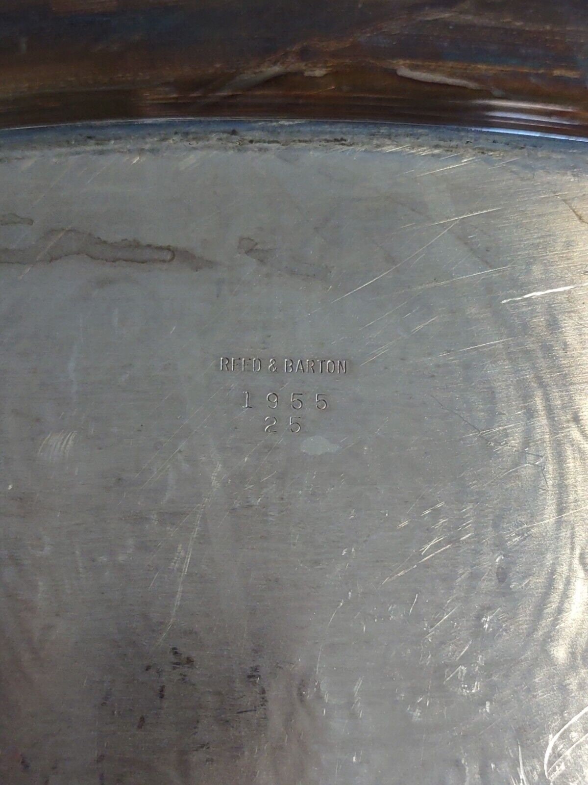 Reed and Barton El Greco Silverplate Handled Butler Tray 27.5"x17.5 ...