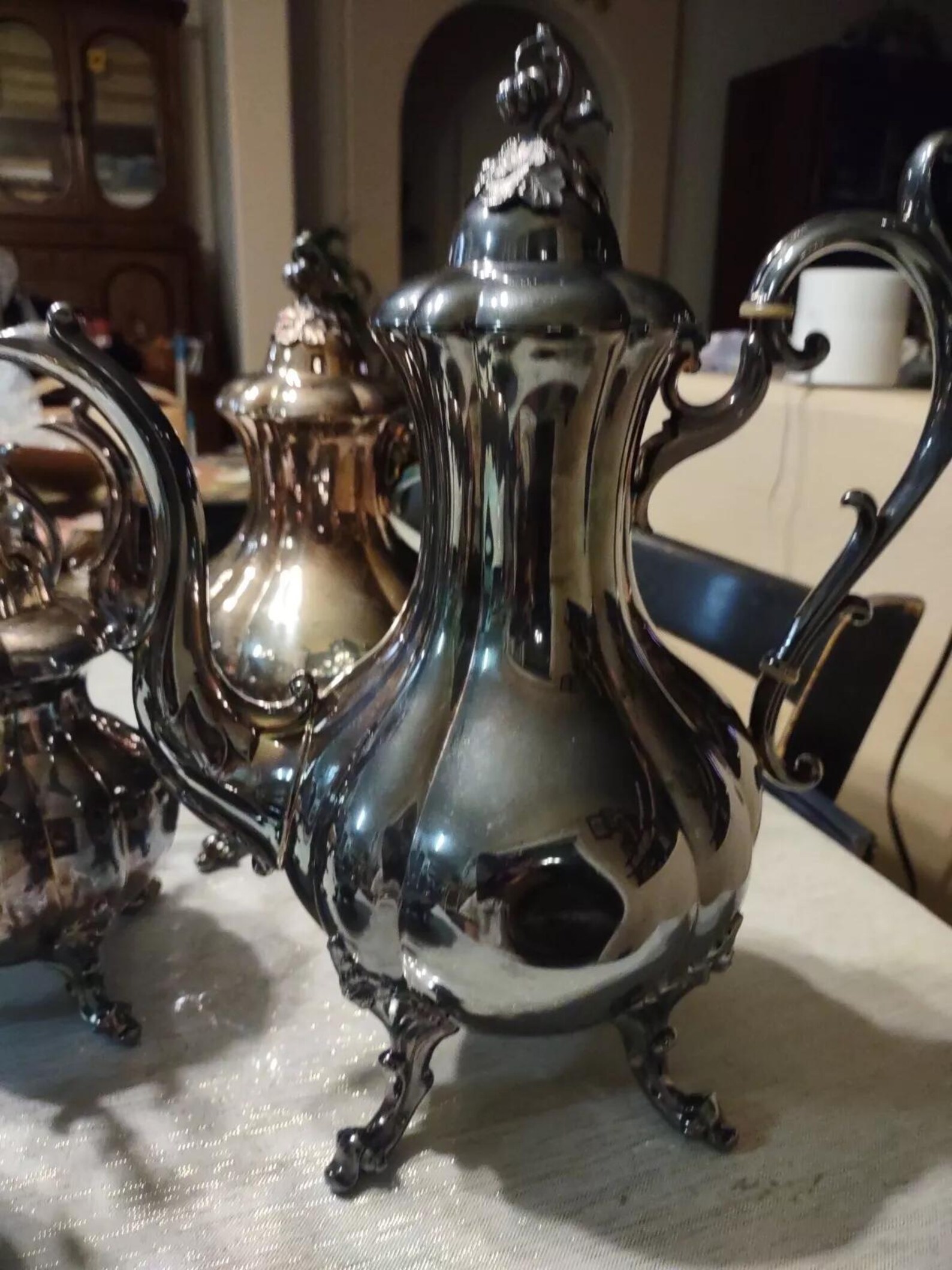 Reed and Barton Winthrop 5 Piece Silverplate Tea Service 1795 - Etsy