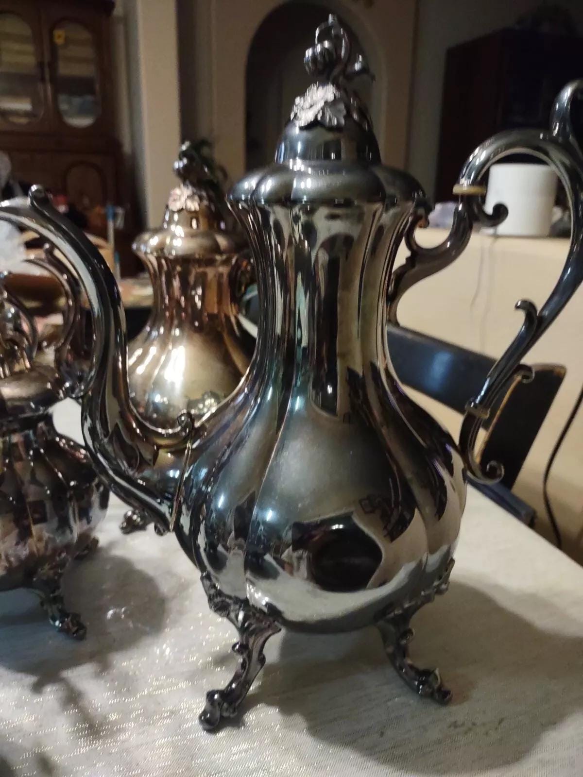 Reed and Barton Winthrop 5 Piece Silverplate Tea Service 1795 - Etsy