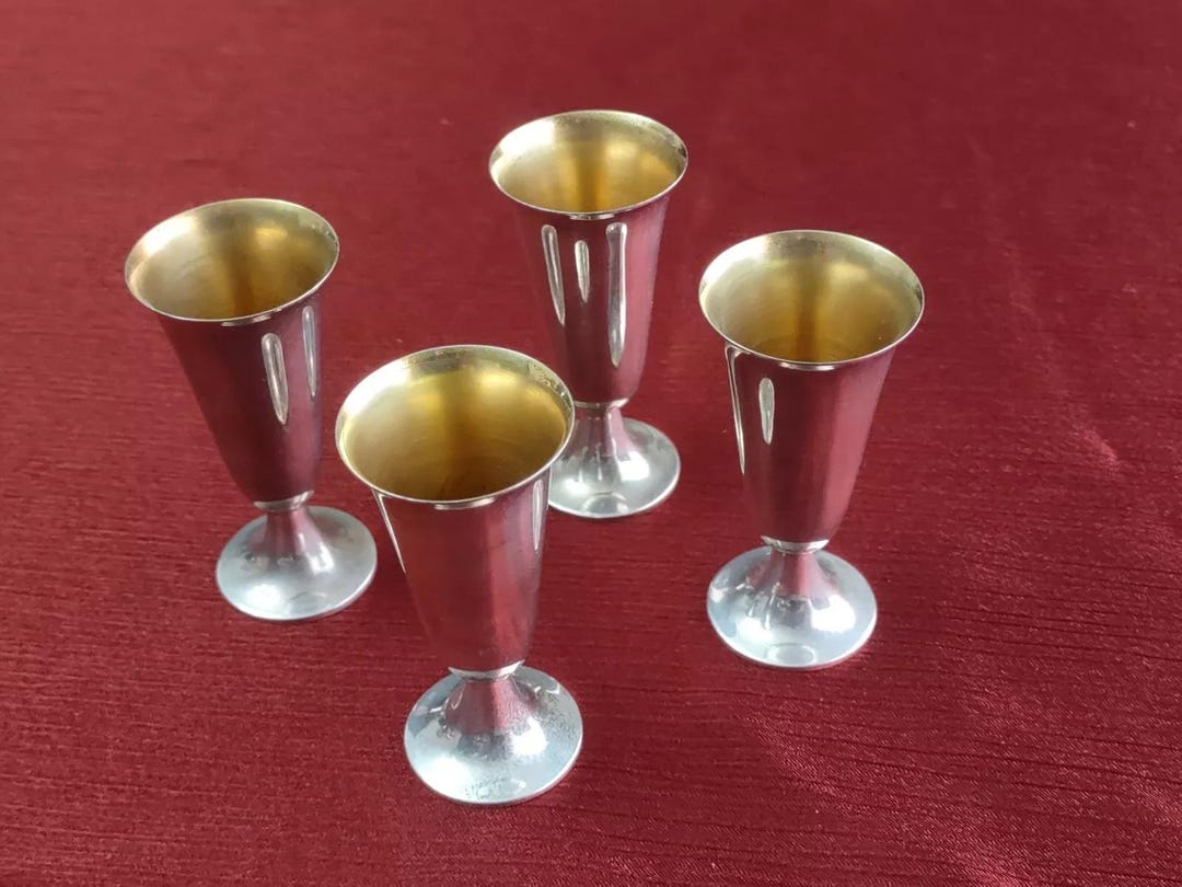 Tiffany & Co Sterling Cordial Goblets Set of 4 - Etsy