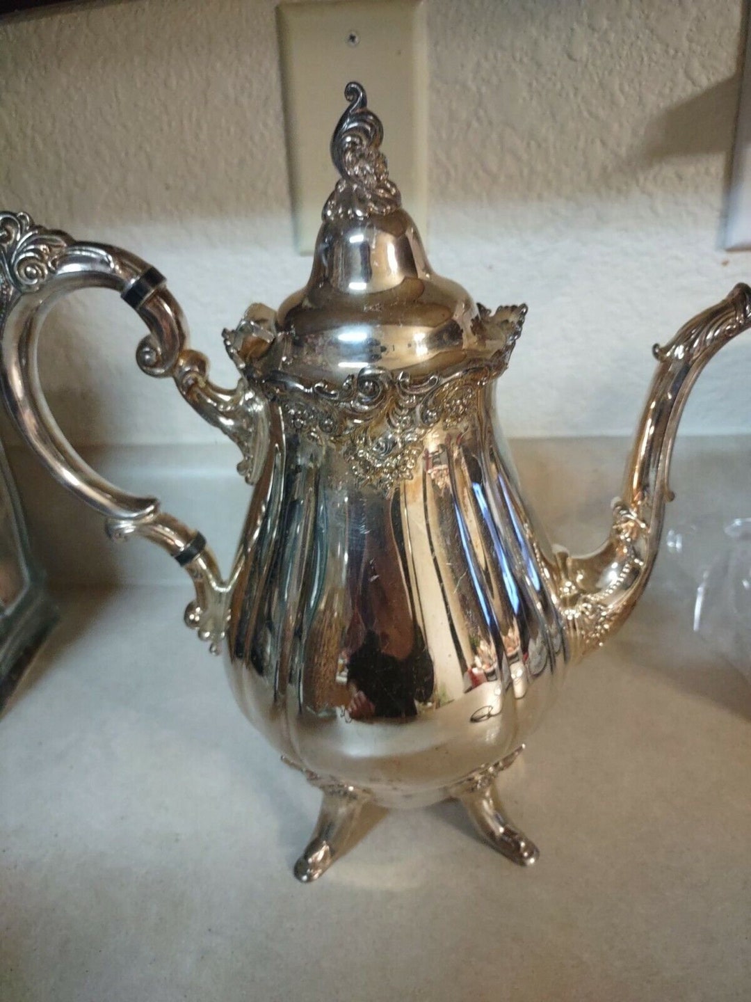 Baroque by Wallace Silver Plate Tea Pot 282 - Etsy