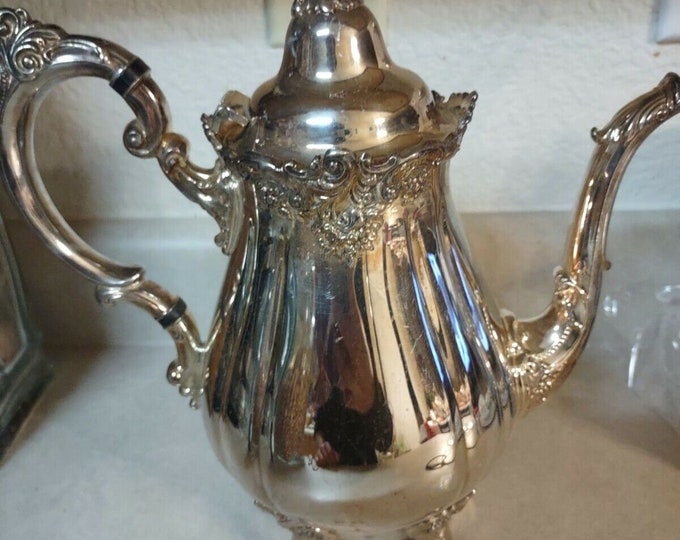 Baroque by Wallace Silver Plate Tea Pot 282 - Etsy