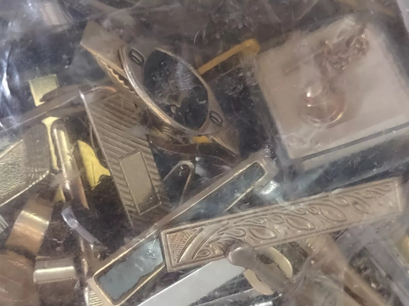 Base Metal Tie Bars or Lapel Pins Variety Grab Lot of 5 Random Pieces ...