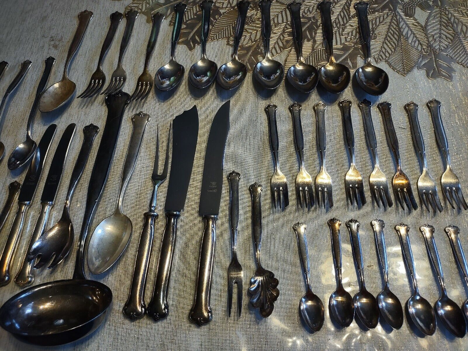 Prunus Solingen Rostfrei 90 Silver Plate Flatware 52 Piece Set - Etsy