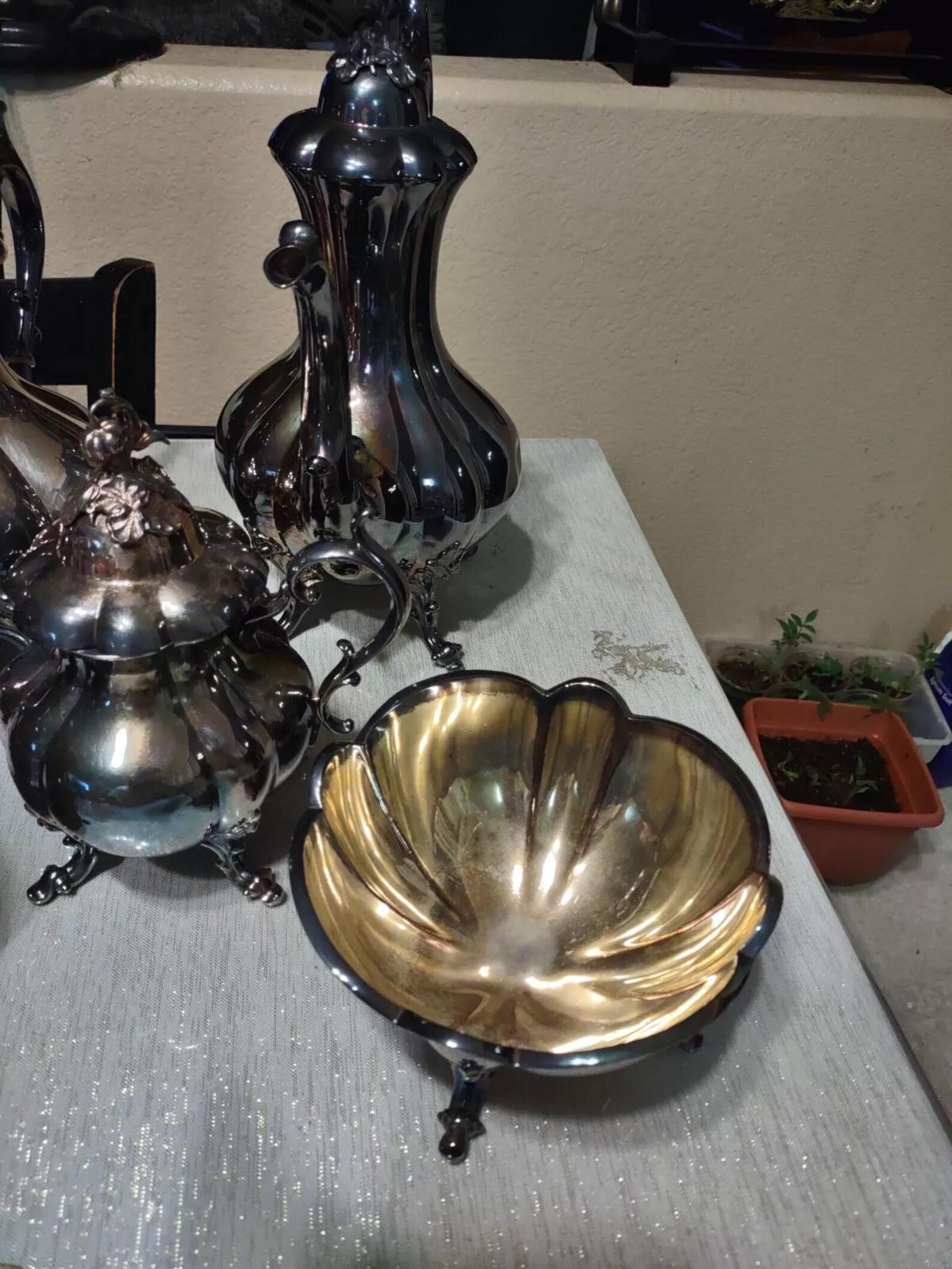 Reed and Barton Winthrop 5 Piece Silverplate Tea Service 1795 - Etsy