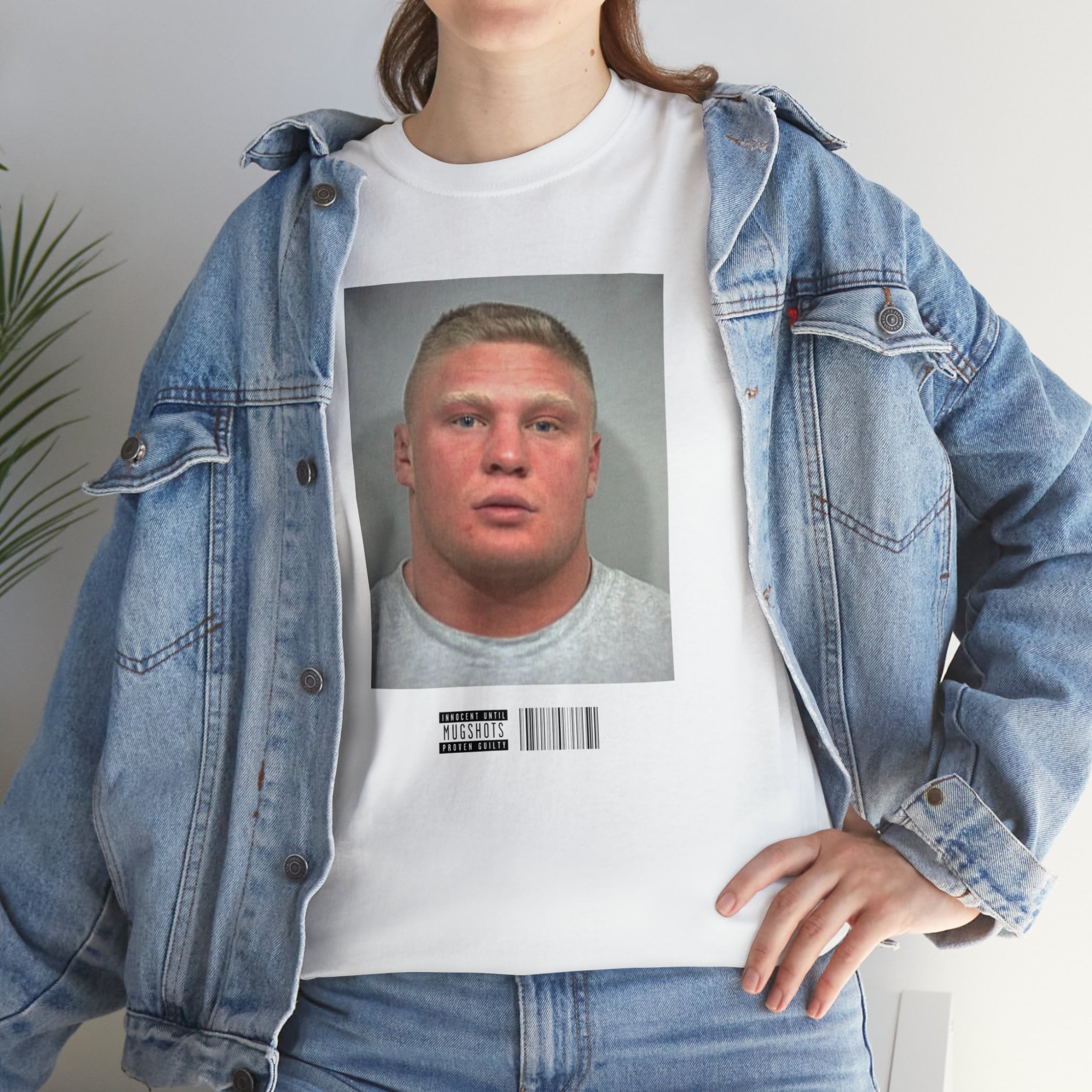 Brock LESNAR Mugshot Shirt | Y2K Wrestling Graphic T Shirt | Streetwear ...