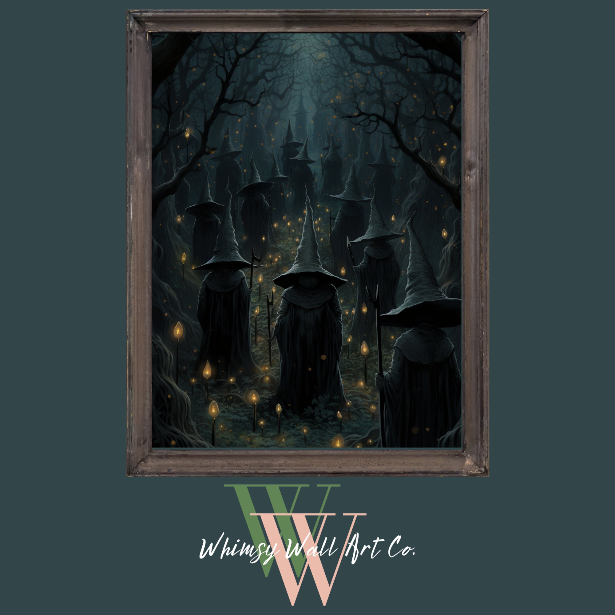 Macabre Digital Art, Witches in Forest, Gothic Art, Witch Art, Dark ...