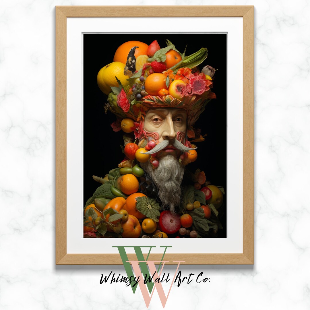 Giuseppe Arcimboldo, Italian Painter, Man Portrait, Man Made of Flower ...