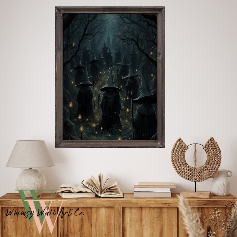 Macabre Digital Art, Witches in Forest, Gothic Art, Witch Art, Dark ...