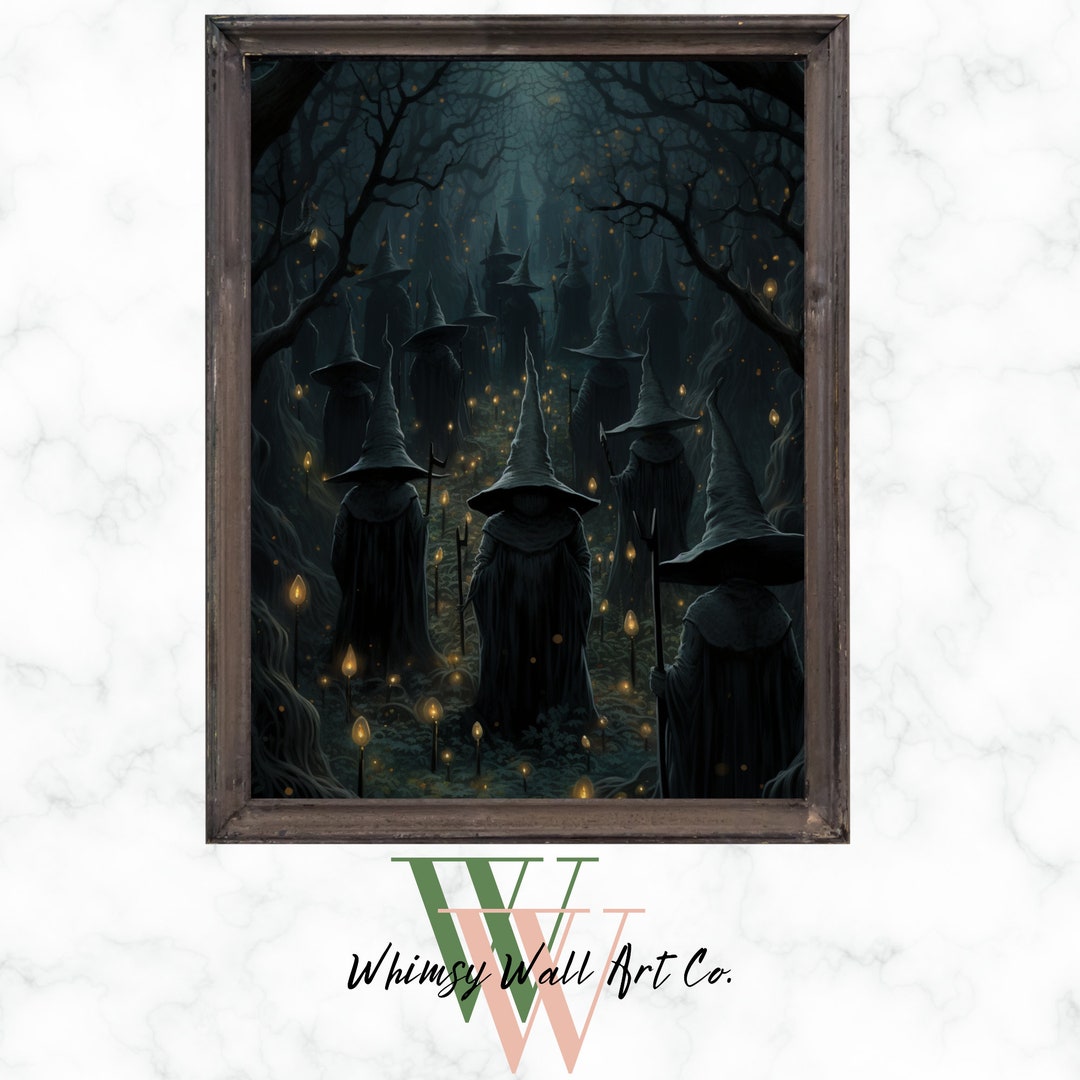 Macabre Digital Art, Witches in Forest, Gothic Art, Witch Art, Dark ...