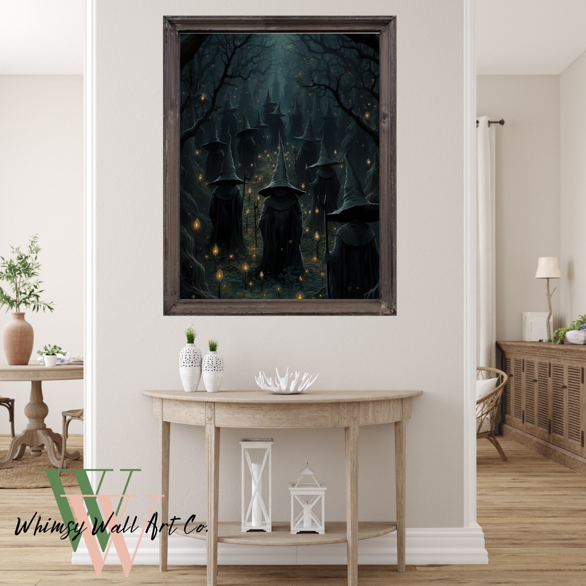 Macabre Digital Art, Witches in Forest, Gothic Art, Witch Art, Dark ...