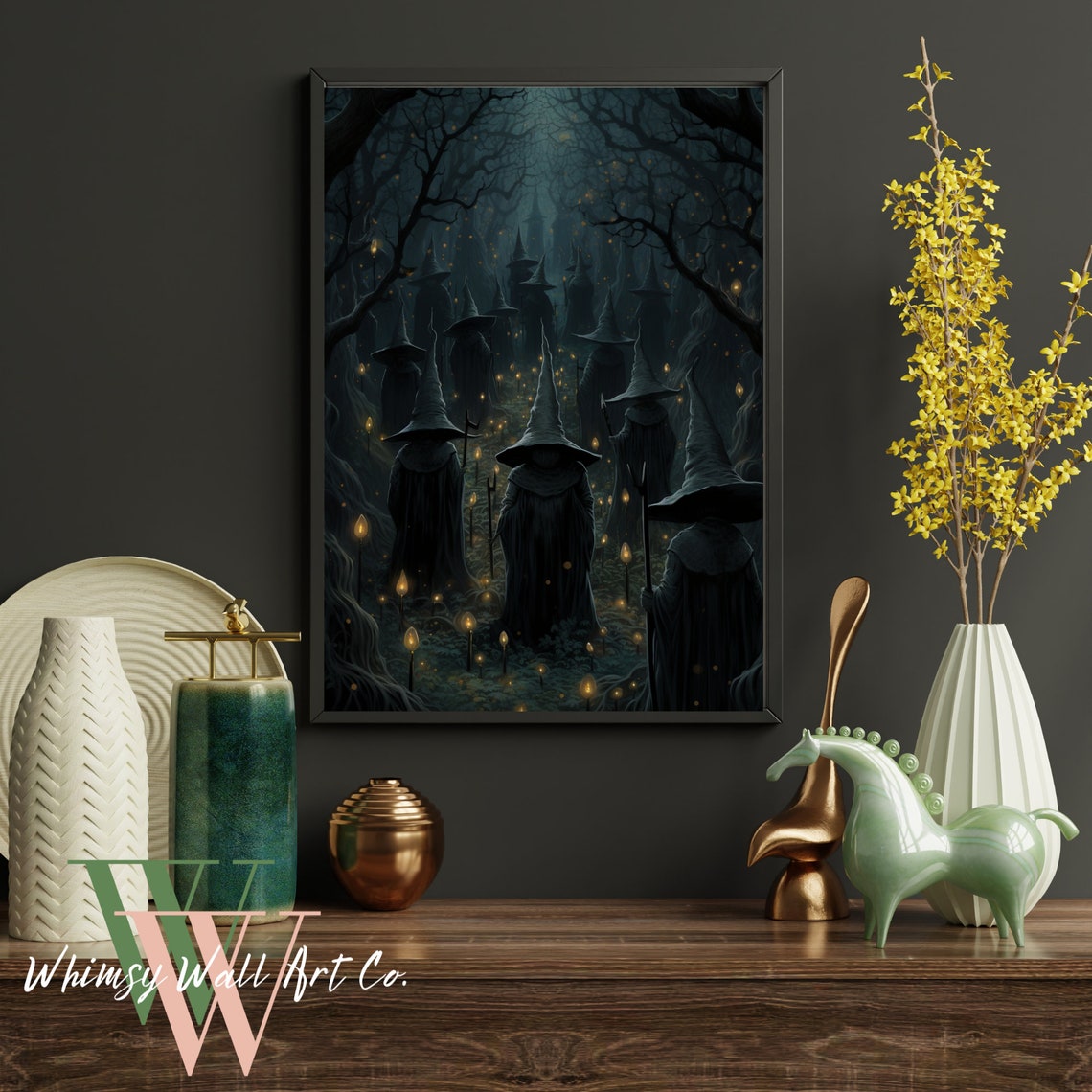 Macabre Digital Art, Witches in Forest, Gothic Art, Witch Art, Dark ...