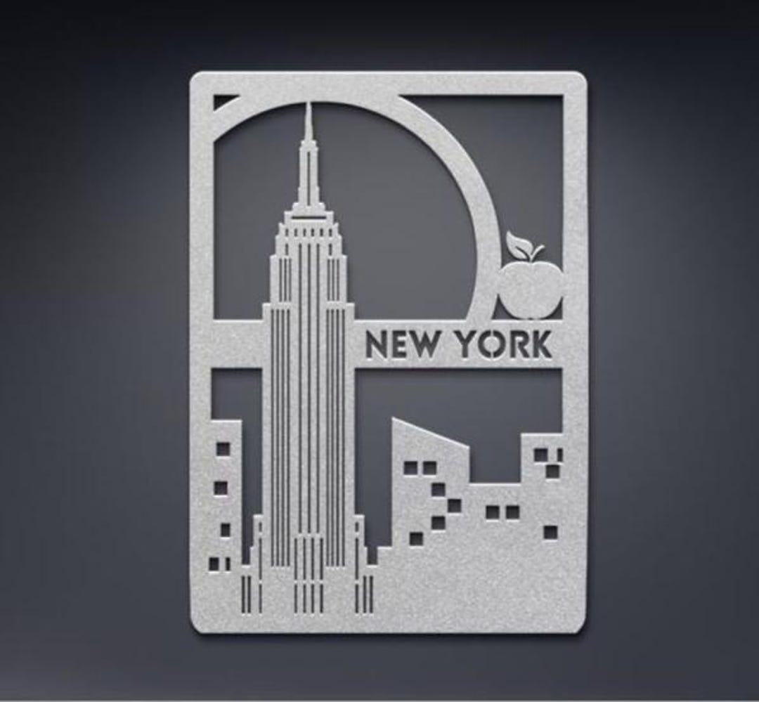 New York Travel Poster Style Art for Wall Gift Tourist Souvenir Design ...