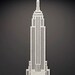 Empire State Building Metal Wall Art Skyscraper Architecture Decor or ...