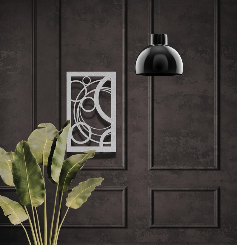 Modern Circles in Rectangle for Contemporary Designs Indoors or Garden ...