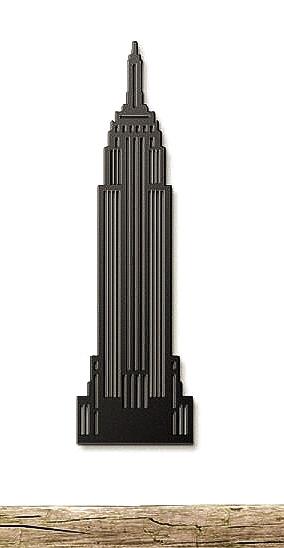 Empire State Building Metal Wall Art Skyscraper Architecture Decor or ...