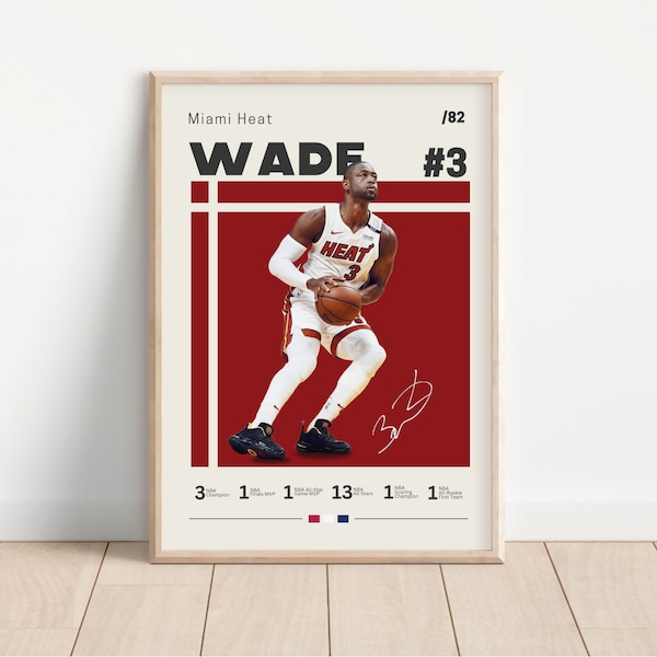 Dwyane Wade Poster - Etsy