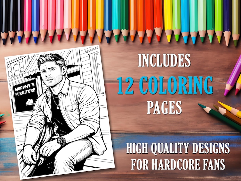 Dibujos para colorear de Supernatural: Sam, Dean y Castiel - Volumen 1 ...