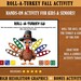 Roll-a-turkey Fall Activity Kids Activity Thanksgiving Activity ...