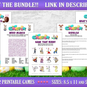Name That Bunny | Easter Game | Easter Activity | Printable Easter Game ...
