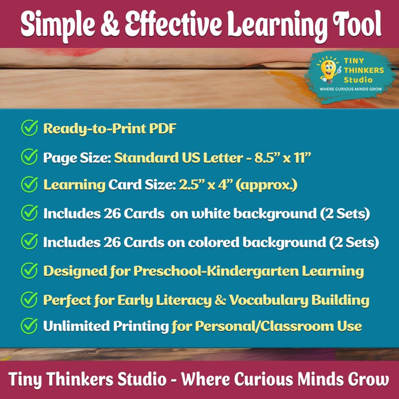 Animal Alphabet Matching Game Printable – Tiny Thinkers Preschool ...