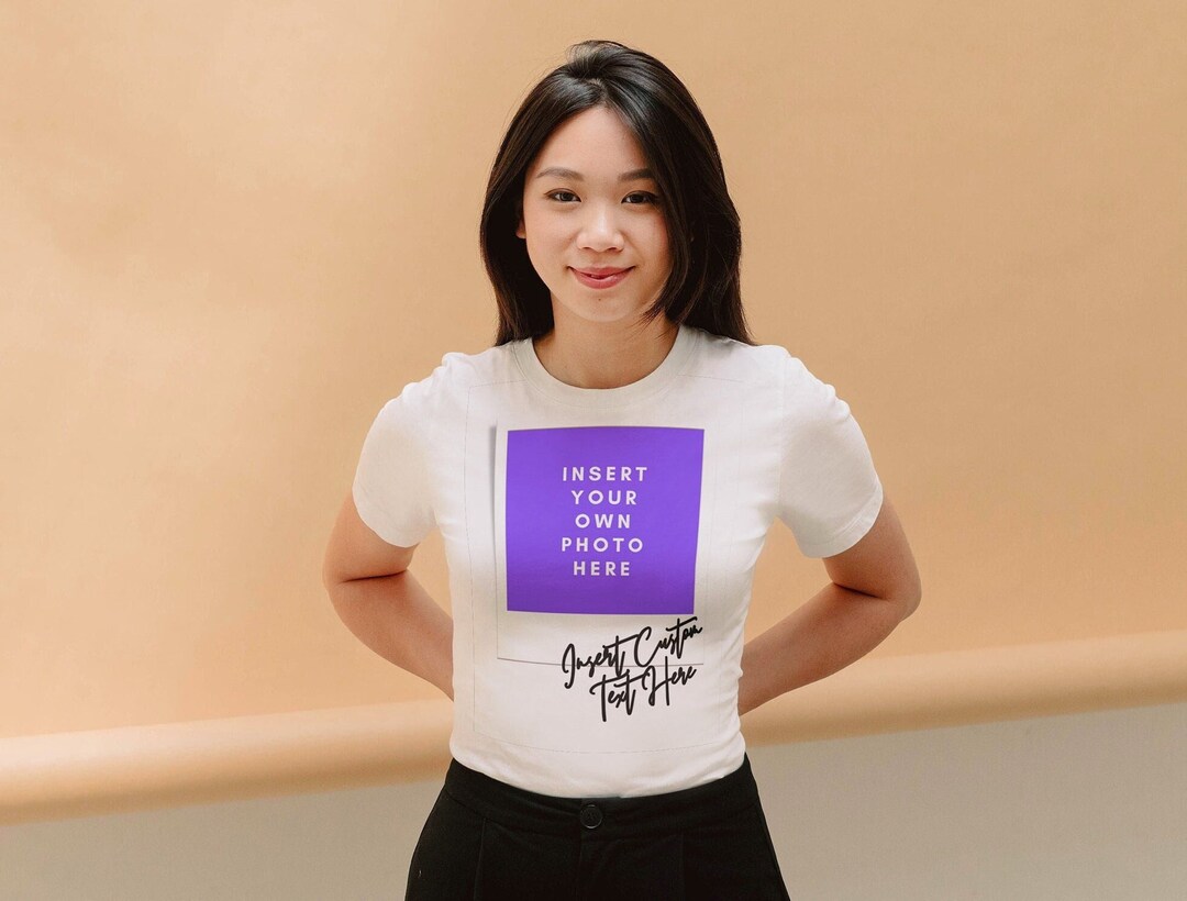 Custom Photo Shirt,personalized Photo Shirt,insert Own Photo,custom ...