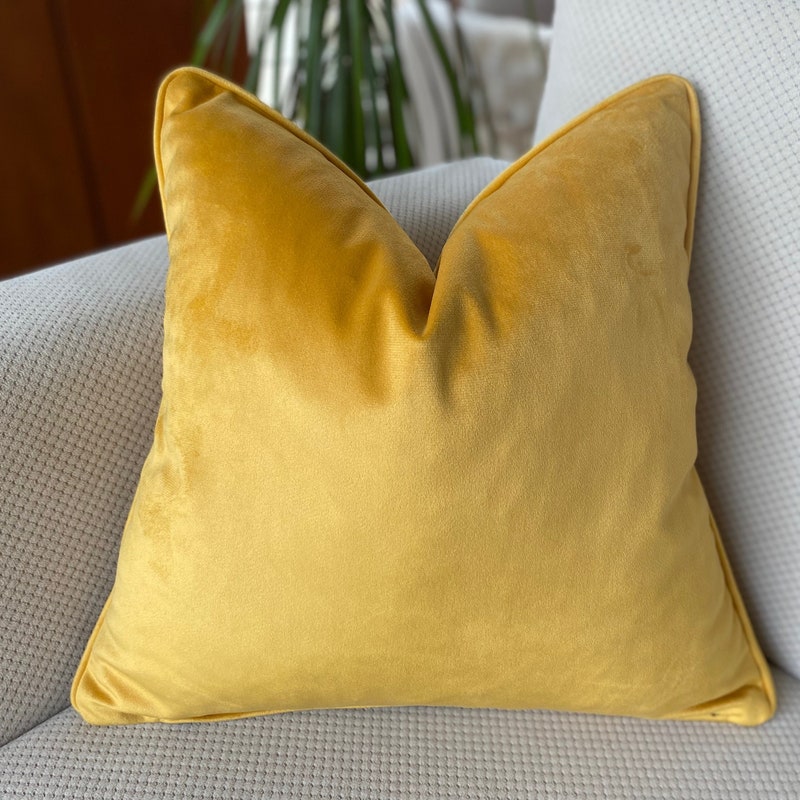 Yellow Throw Pillow - Etsy