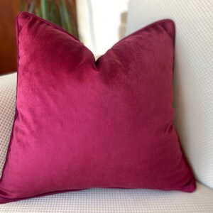 Abstract Throw Pillow Cover, Modern Geometric Cushion Cover, Pink Dark ...